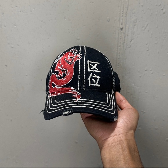 Accessories | Y2k Dragon Yak Yeti Snapback Hat | Poshmark